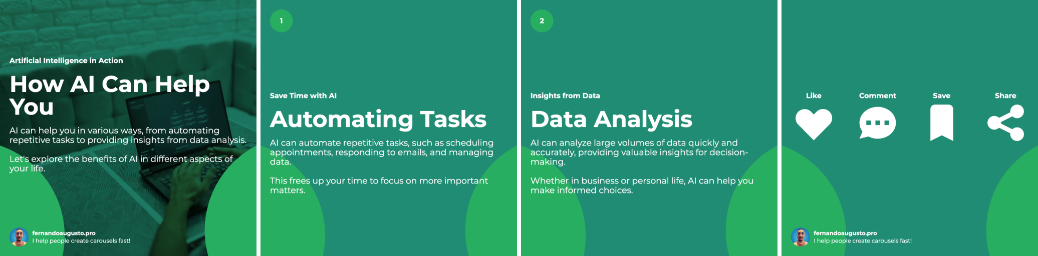 SuperCarousels - Create Stunning Social Media Carousels
